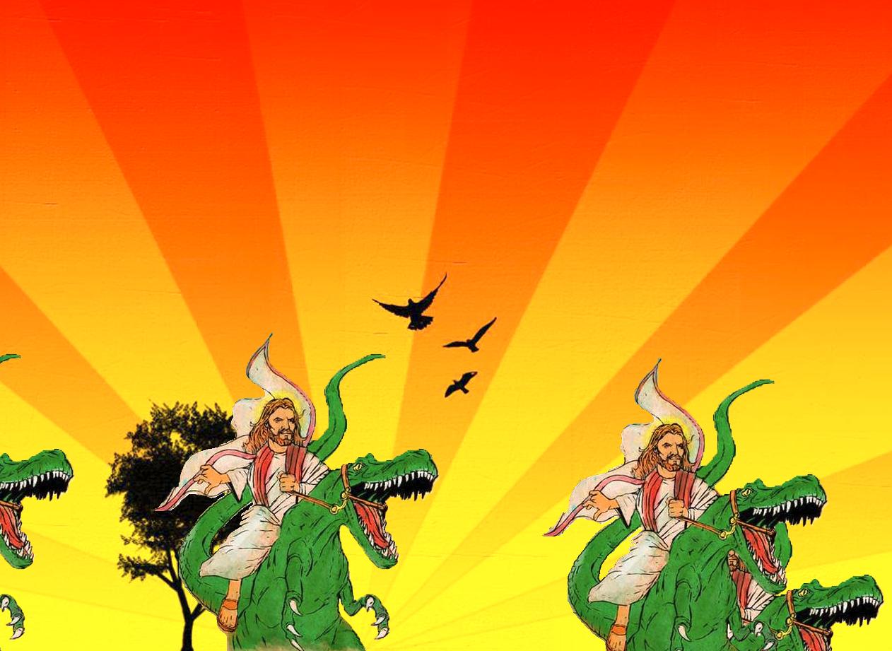 Jesus on Raptors cavalry - MyConfinedSpace