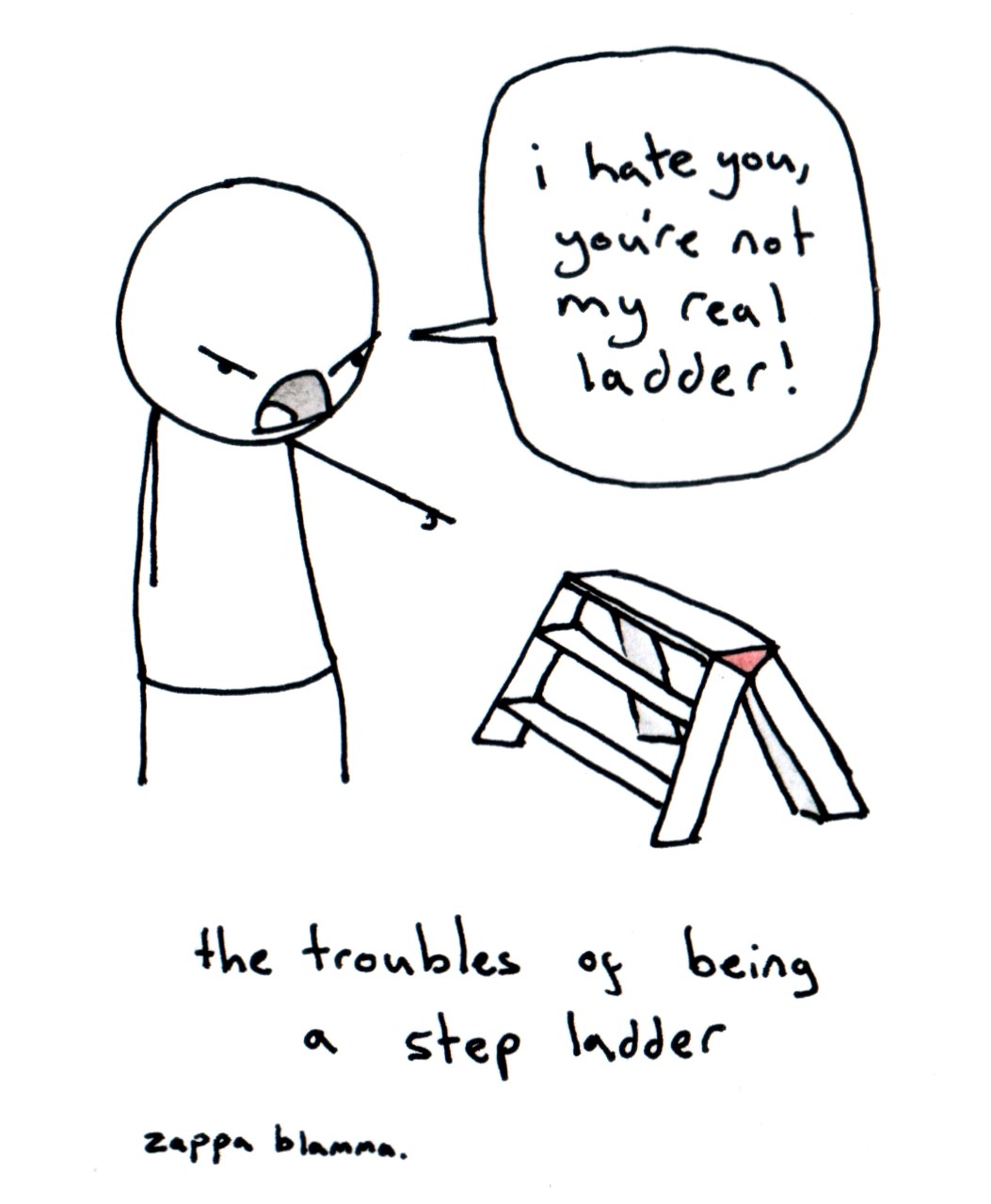 Sad life of step ladders - MyConfinedSpace