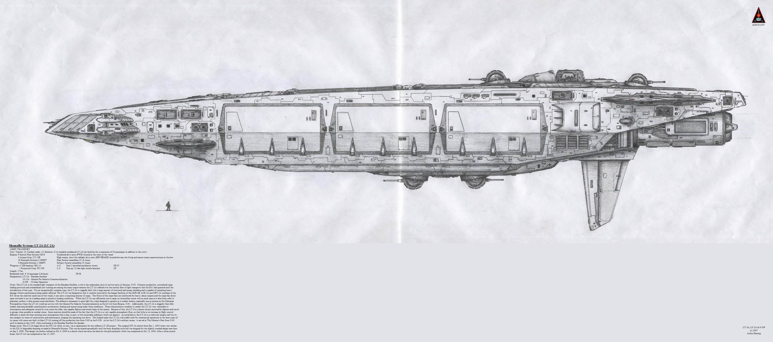 Old school spaceship render - MyConfinedSpace