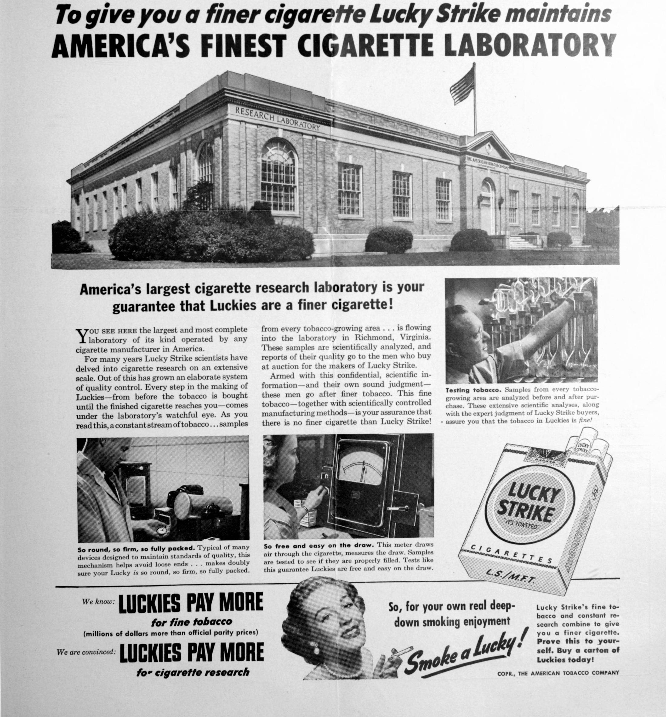 Cigarette laboratory - MyConfinedSpace