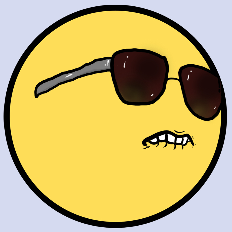 Lip biting smiley - MyConfinedSpace