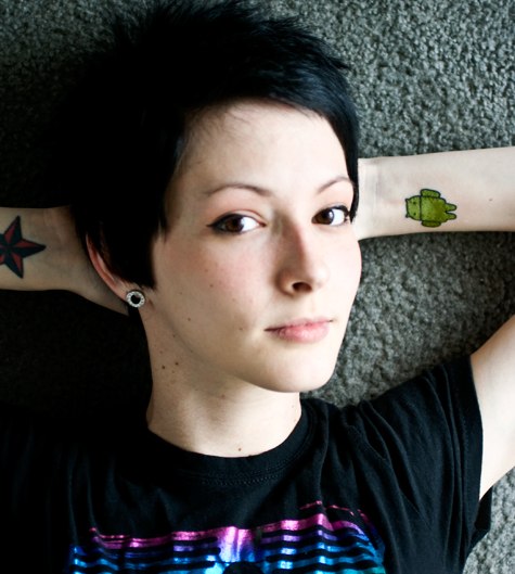 Google Android Tattoo - MyConfinedSpace