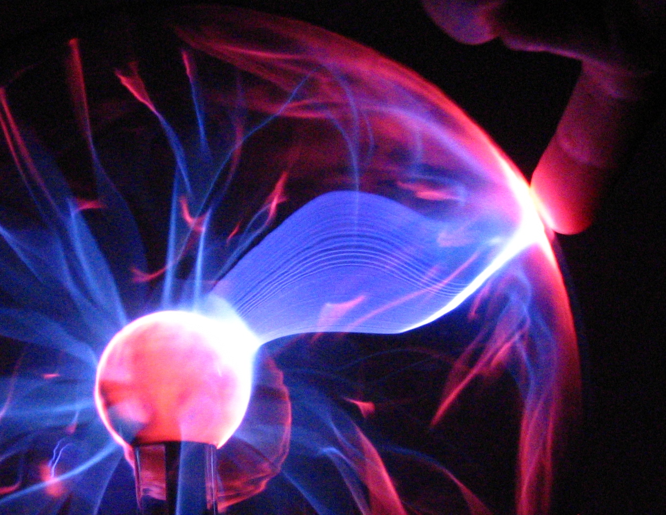 Red and Blue Plasma - MyConfinedSpace
